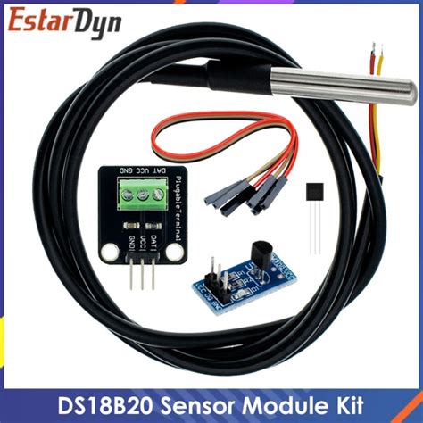 Ds18b20 Temperature Sensor Module Kit Waterproof 100cm Digital Sensor