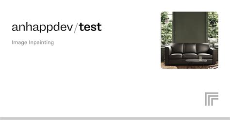 Anhappdevtest Run With An Api On Replicate