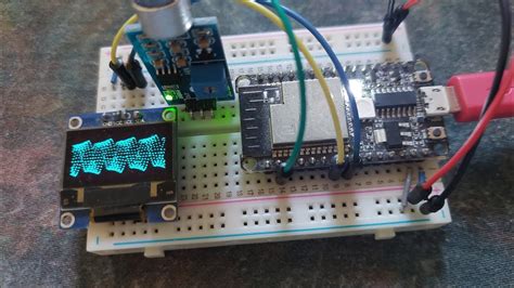 Esp32 3d Sound Waves With Oled Display Dynamic Time Sound Wave Youtube