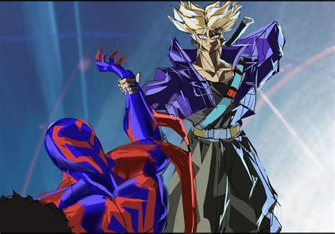 Trunks Trunks Miguel O Hara Spider Man And Miles Morales Dragon Ball And 4 More Drawn By