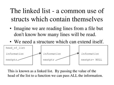 Ppt C Programming Application Of Pointers To Linked List And Binary