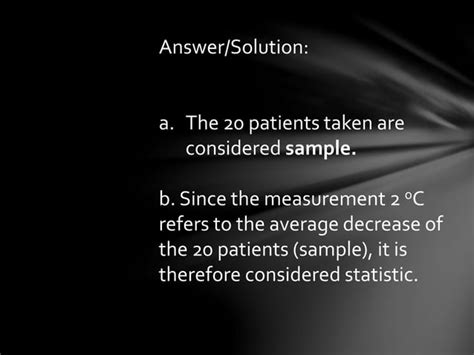Parameter And Statistic Copy Pptx Science Parameter And Statistic Copy Pptx Science