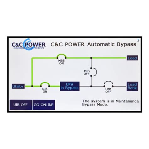 Automatic Maintenance Bypass C C Power Inc Carol Stream IL