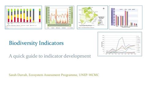 Biodiversity Indicators A Quick Guide To Indicator Development