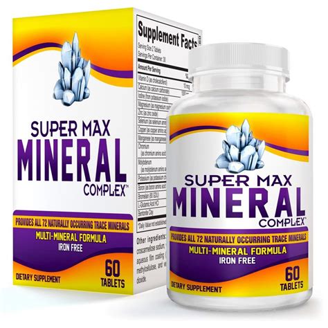 Supermax Multimineral Supplement All In 1 With 72 Trace Minerals