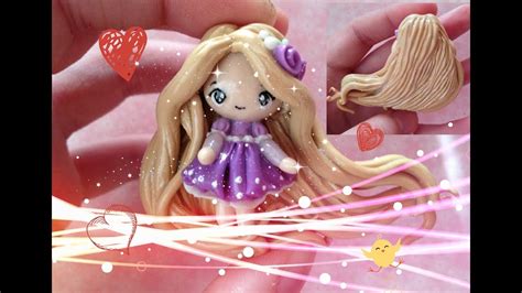 Clay Tutorial Rapunzel From Tangled Youtube