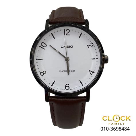 Casio Analog Simply Design White Dial Brown Leather Strap Men Watch Mtp Vt03bl 7b Shopee Malaysia