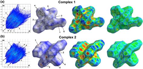2‐d Fingerprint Plot Hirshfeld Surface Mapped With Dnorm Shape Index