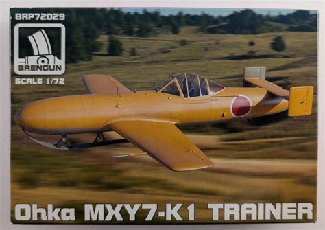 Brengun 72029 Ohka Mxy 7 K1 Trainer Model Kit Aircraft Model Kits
