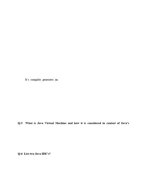 Java Viva Ques Pdf Method Computer Programming Class Computer Programming