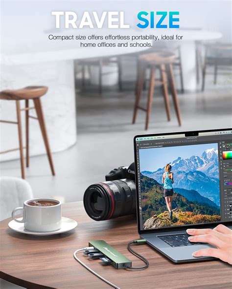 Hiearcool USB C Hub USB C Adapter In USB C Dongle USB C To HDMI Multport Adapter