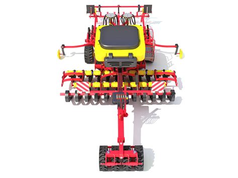 Seeder Planter Machine 3d Model Download Trailer On
