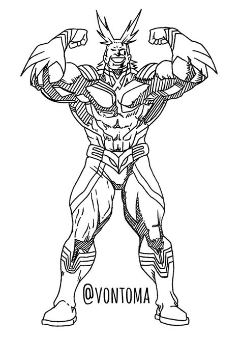 All Might Tattoo Stencil Line Drawing Drawings Line Drawing Tattoo