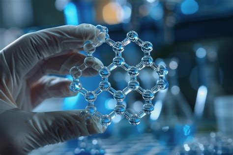 Premium Photo Doctorscientist Hands Touch Virtual Molecular Structures In A Science Lab