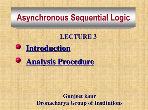 asynchronous sequential logic circuits ppt circuit diagram