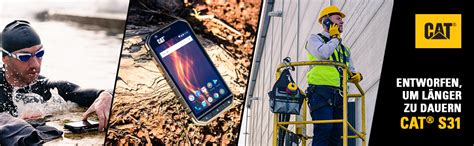 Cat phones S31 Rugged Dual-SIM Smartphone (11,9 cm HD-Display, 16 GB ...