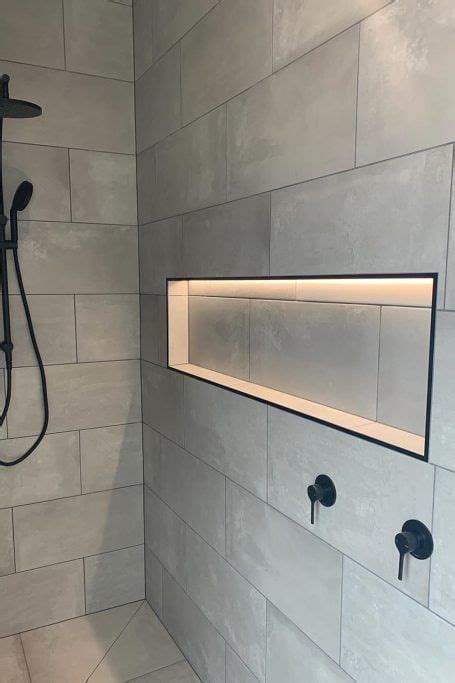 15 Stylish Shower Niche Ideas Hey There Home Modern Bathroom Tile