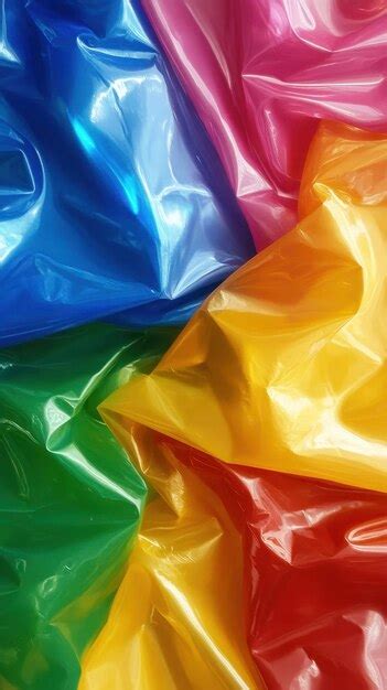 A Colorful Arrangement Of Plastic Textures Varying From Glossy To Matte