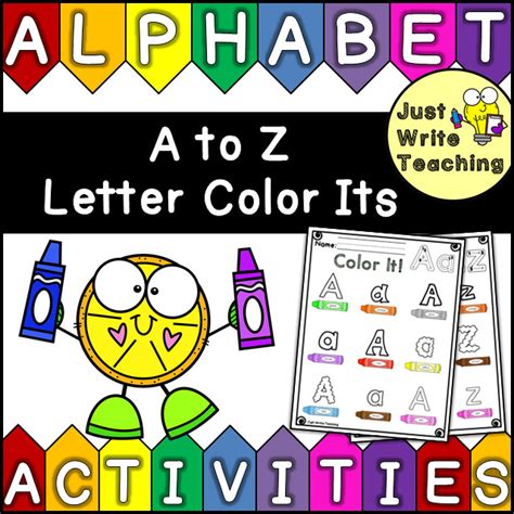 Letter Color Its Alphabet Activities Made By Teachers