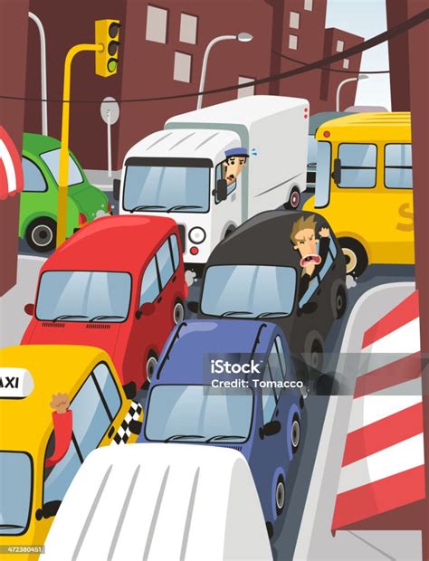 교통 체증 차량 혼잡을 지동차 으르렁거리다 바라요 지동차 교통 체증에 대한 스톡 벡터 아트 및 기타 이미지 교통 체증 운전하기 좌절 Istock