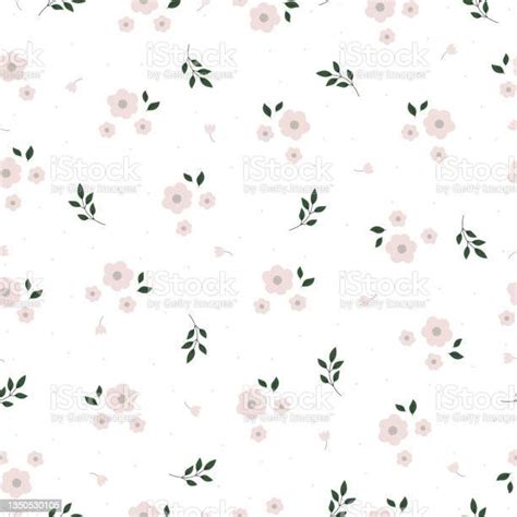 아름다운 매끄러운 질감 패턴 작고 큰 꽃 파스텔 색상 무작위 산란 패턴 직물 직물 출판 선물 포장 벡터 일러스트에 사용 0명에