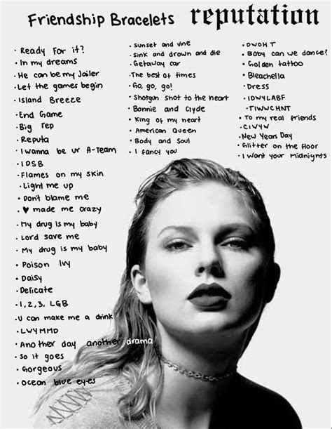 Reputation Taylor Swift Friendship Bracelets Ideas Taylor Swift Party