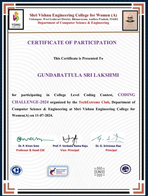 Srilakshmi Gundabattula On Linkedin Codingcontest Cse Learningandgrowth
