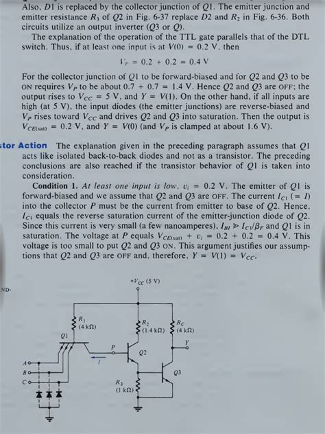 Transistors Ttl Nand Gate Analysis Electrical Engineering Stack Transistors Ttl Nand Gate Analysis Electrical Engineering Stack