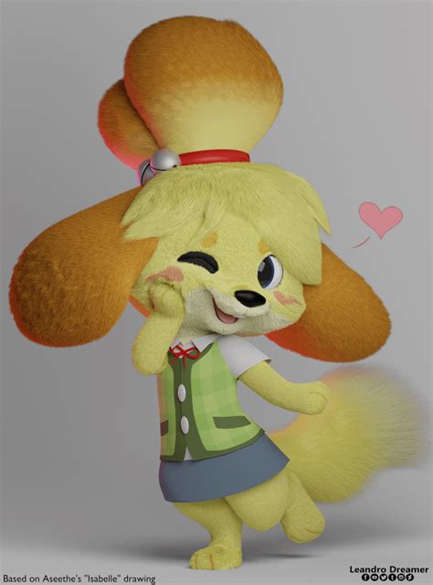 Isabelle Based On Aseethes Isabelle Drawing R Blender