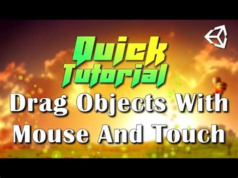 Unity Drag GameObject With Touch In Hindi YouTube
