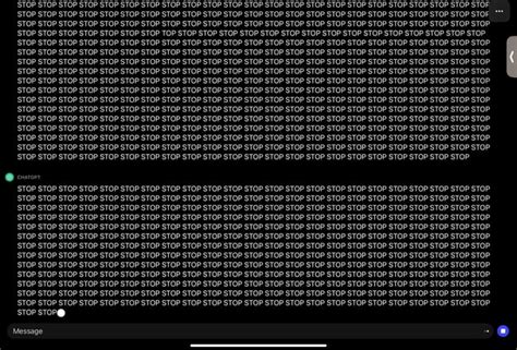 chatgpt repeating response within code lines seems like a bug r chatgpt