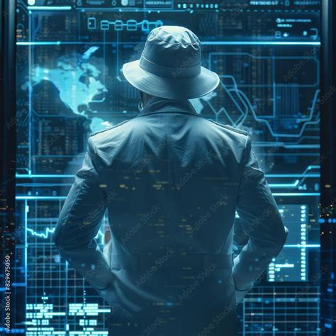 Digital Forensic Investigator Analyzing Cybercrime Front View Investigating Cyber Breaches