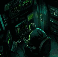 Hacker Hacking In The Dark GIF GIFDB Com