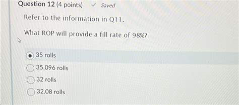 Solved Question 12 4 ﻿points ﻿savedrefer To The