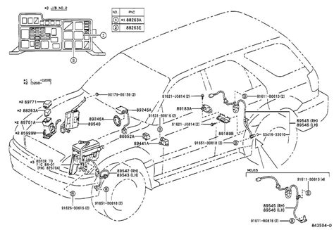 A Detailed Diagram Of 2001 Lexus Rx300 Parts