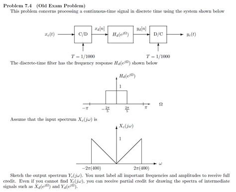 Solved This Problem Concerns Processing A Continuous Time