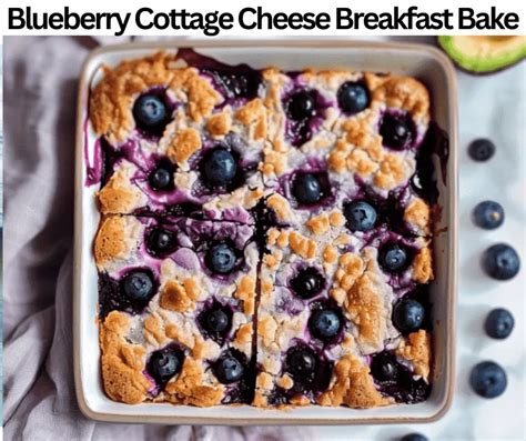 Blueberry Cottage Cheese Bake Easy Keto Recipes