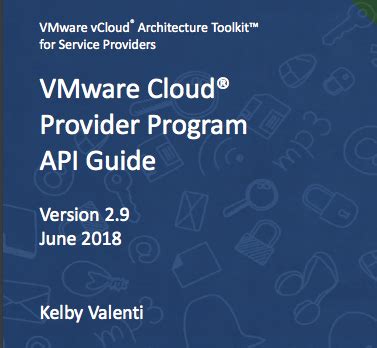 Vmware Cloud Provider Program Api Guide Captainvops