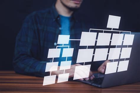 Premium Photo Workflow Management Concept Manager Review Workflow By Computer Working For Business