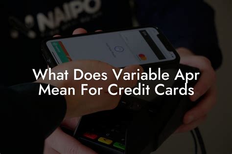 What Does Variable Apr Mean For Credit Cards Flik Eco