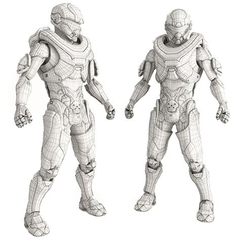 Gray Robot 3d Model 139 Max Fbx Obj Free3d