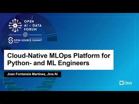 Free Video Cloud Native Mlops Platform For Python And Ml Engineers