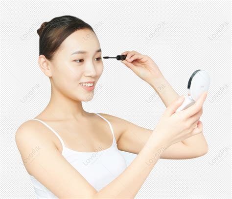 여성 메이크업 브러쉬 속눈썹 Png 일러스트 무료 다운로드 Lovepik