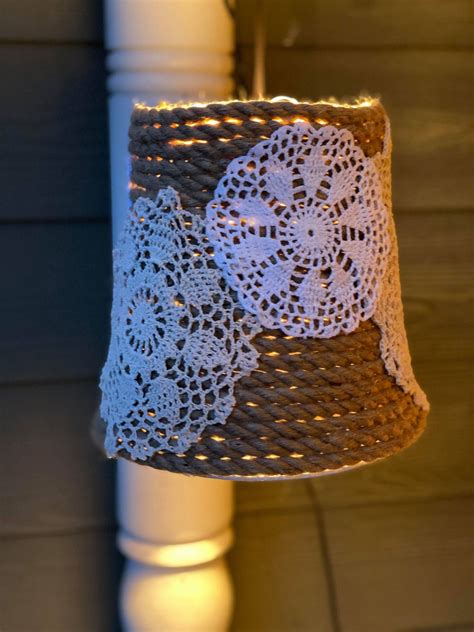 DIY Hanging Lamp The Shabby Tree