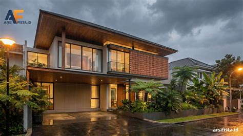 Fasad Rumah Tropis Estetik And Tahan Tampias Hujan