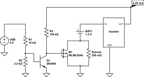 Battery Charging A Voltage Controlled Switch For A Single NiMH Cell Electrical Engineering