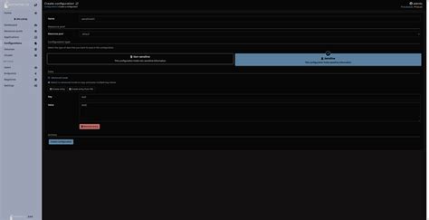 Updating A Sensitive Configuration Marks It As External Without Owner · Issue 4502 · Portainer