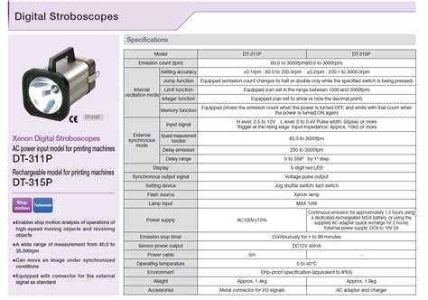 Ichiban Precision Sdn Bhd Shimpo Shimpo Digital Stroboscope Xenon