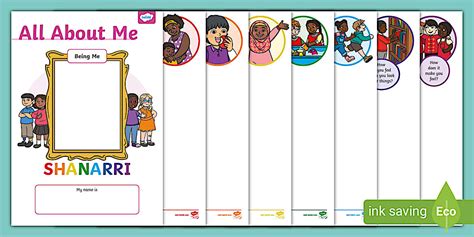 All About Me Being Me Activity Booklet
