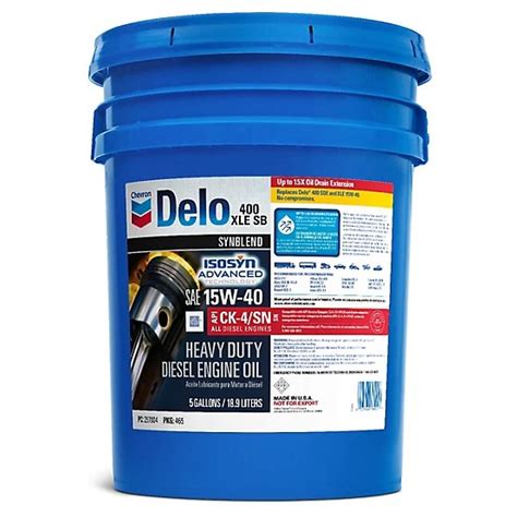 Chevron Delo 400 Ck 4sn 15w 40 5gal Pars Auto Parts Inc